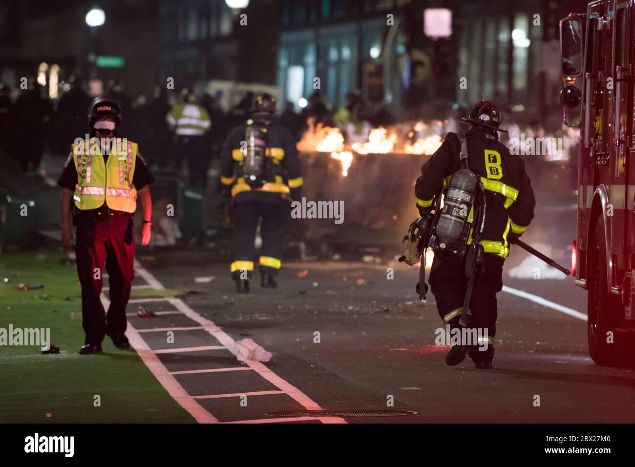 Boston fire truck hi-res stock photography and images - Alamy