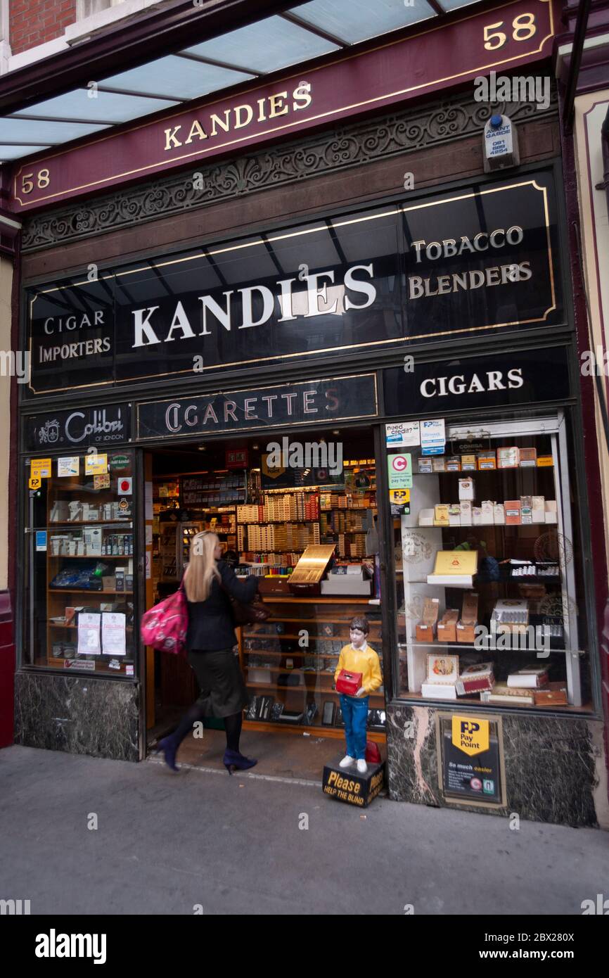 Traditional Tobacconist in London, London, UK Stock Photo - Alamy
