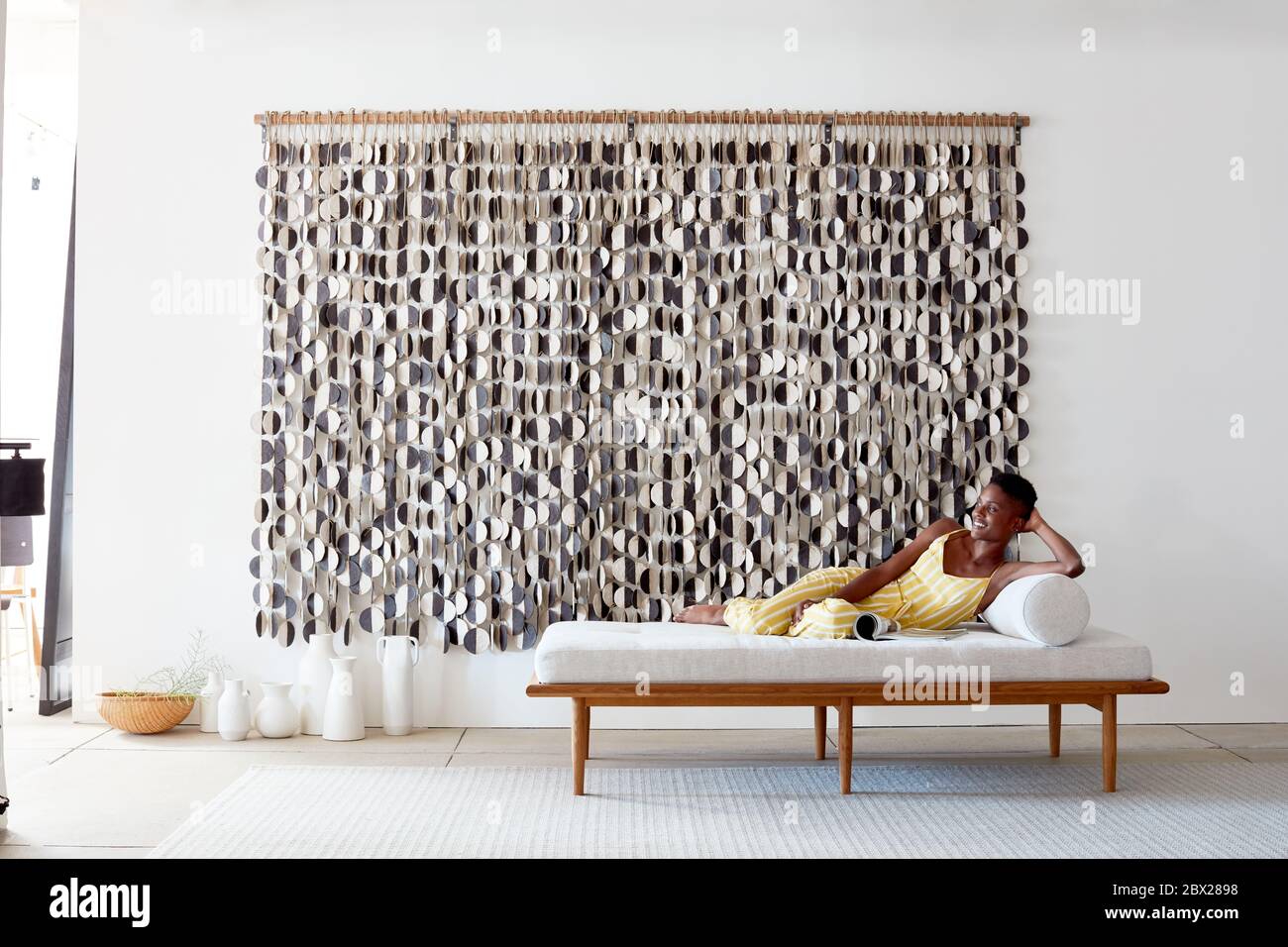 Woman lounging hi-res stock photography and images - Alamy