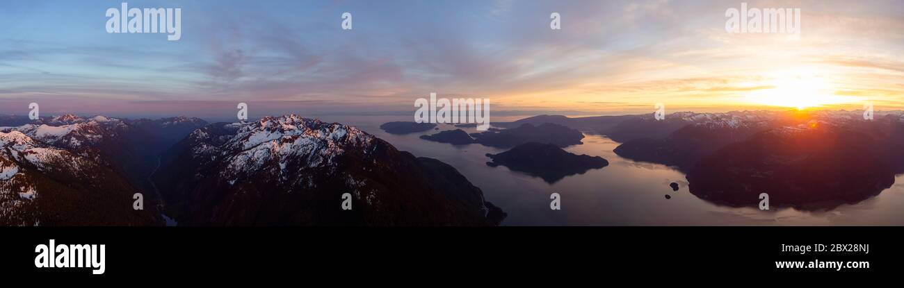 Aerial Canadian Nature Landscape Stock Photo - Alamy