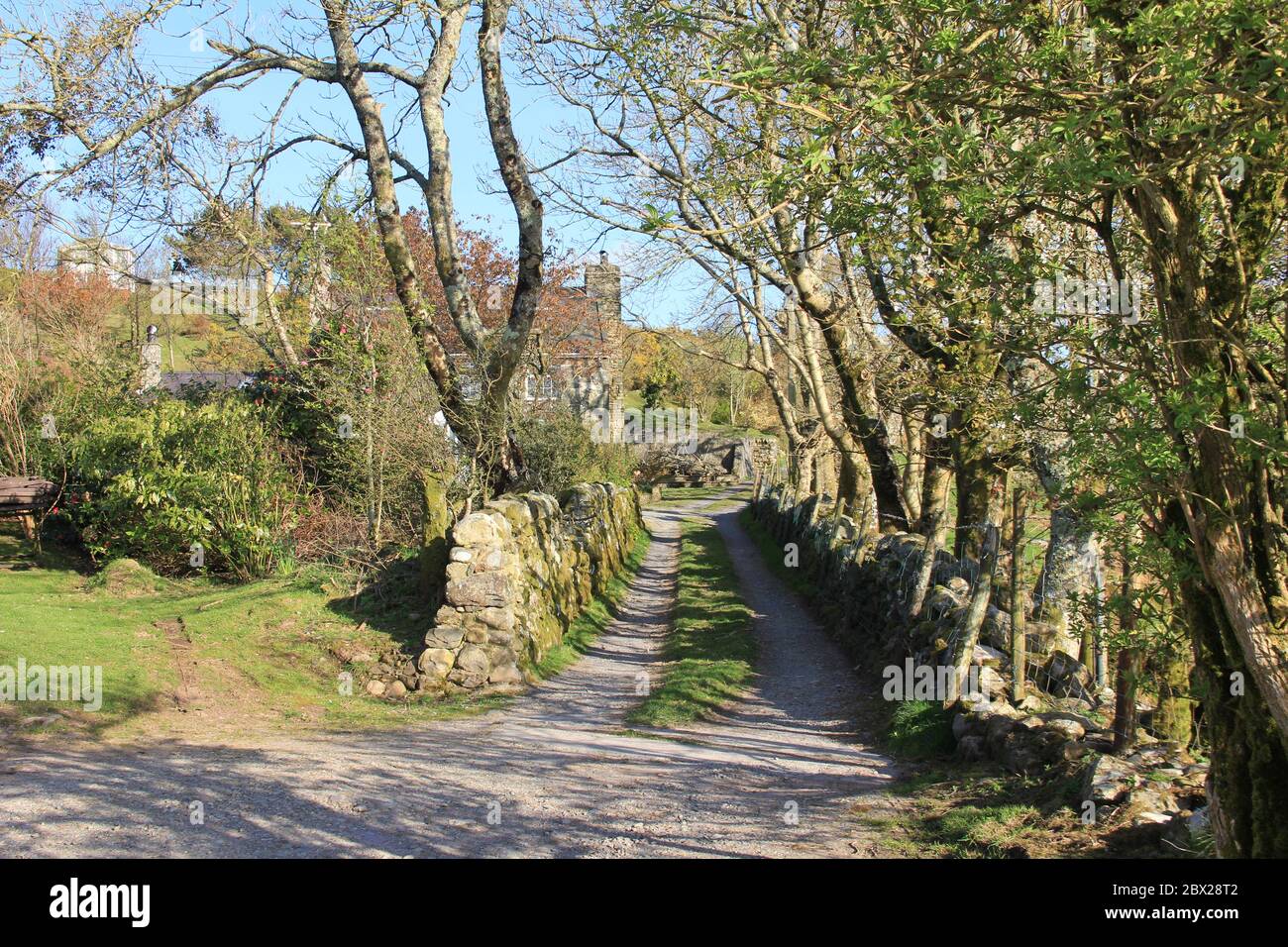 The backroads of NorthWales Stock Photo - Alamy