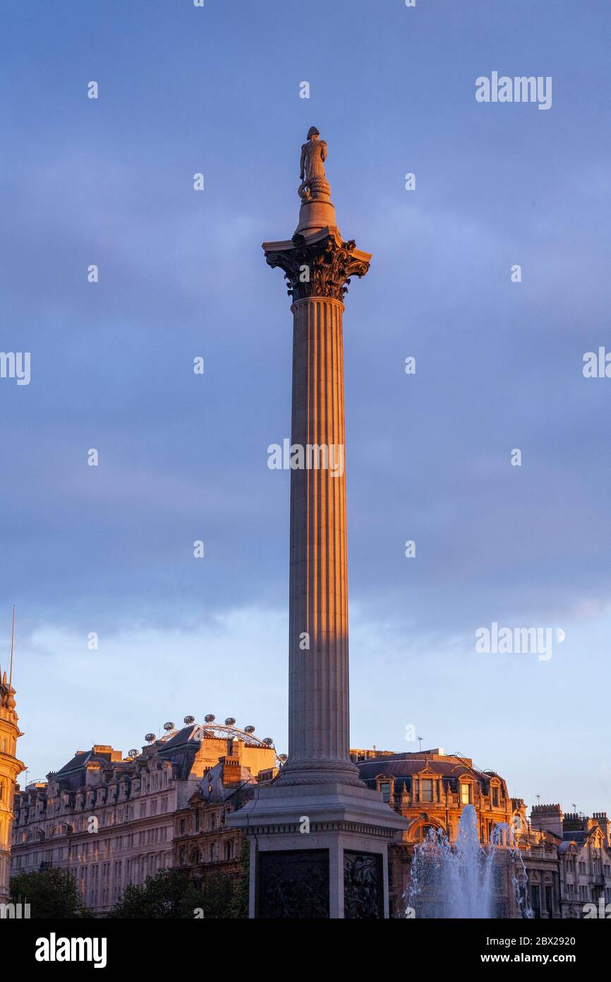 Nelson's Column, London, England, UK Stock Photo - Alamy