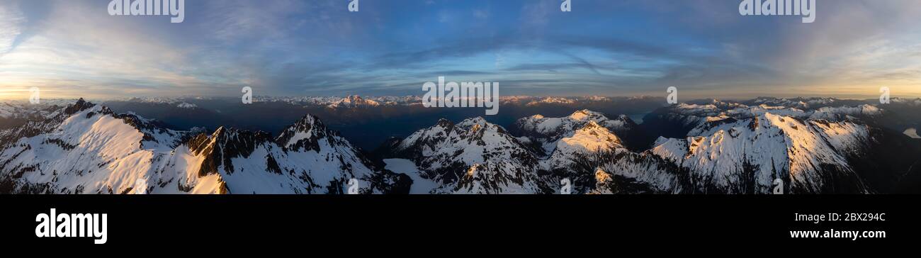 Aerial Canadian Nature Landscape Stock Photo - Alamy