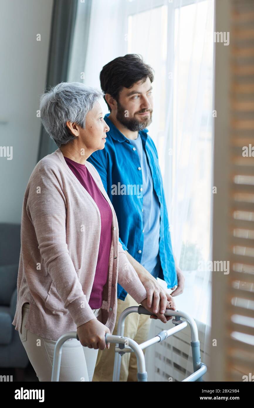 Mature mother and son doctor hi-res stock photography and images - Alamy