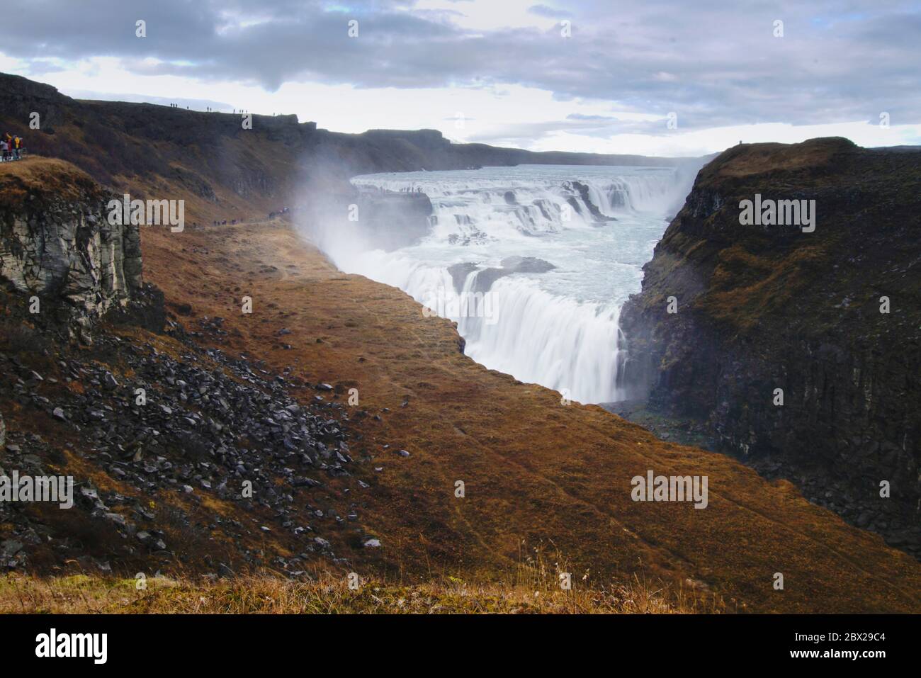 Gullfoss waterfall formation hi-res stock photography and images - Alamy