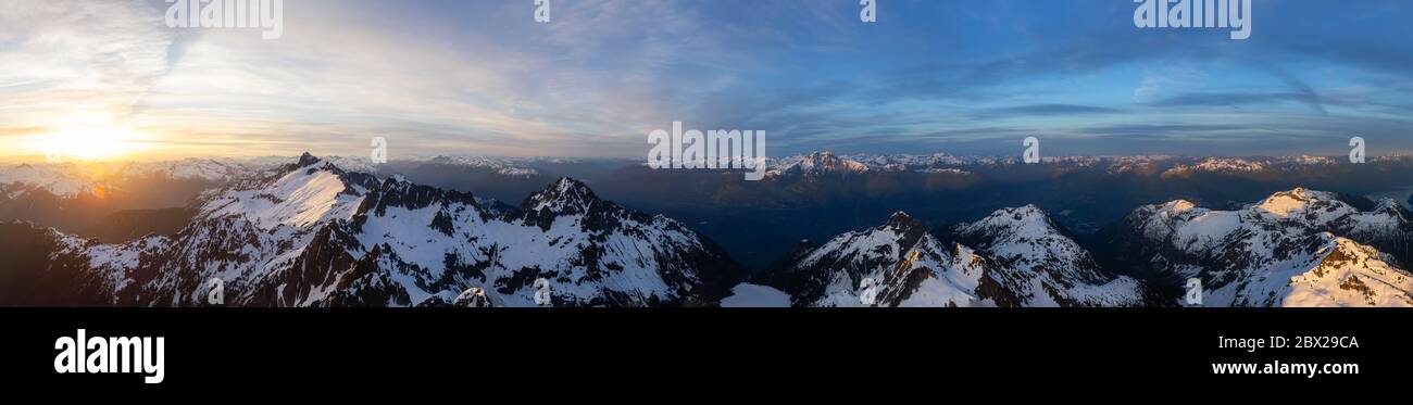 Aerial Canadian Nature Landscape Stock Photo - Alamy
