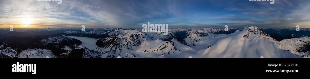 Aerial Canadian Nature Landscape Stock Photo - Alamy