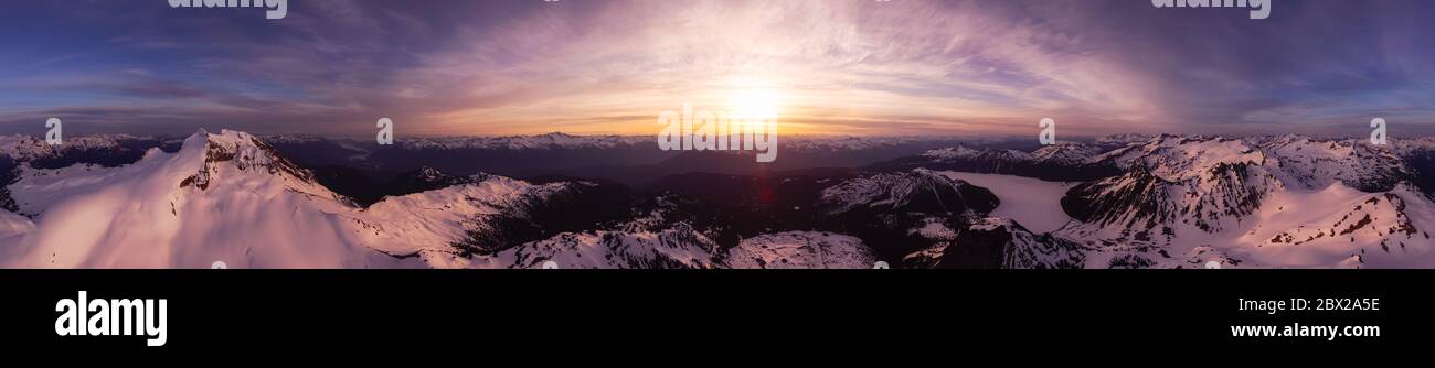 Aerial Canadian Nature Landscape Stock Photo - Alamy
