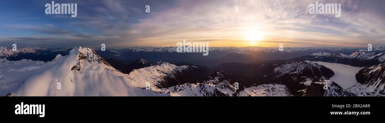 Aerial Canadian Nature Landscape Stock Photo - Alamy
