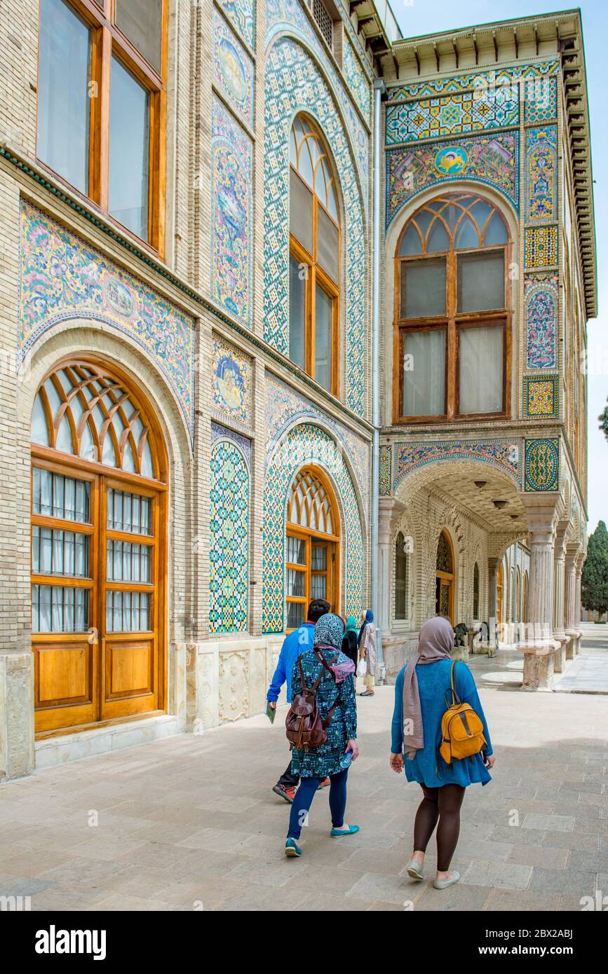 Edifice of the Sun of the royal palace Golestan oldest groups of ...