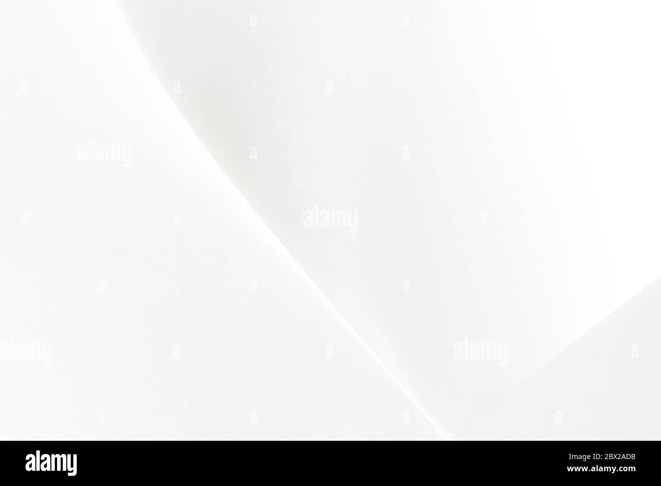 Abstract white background of curved wave shape line on white Stock ...