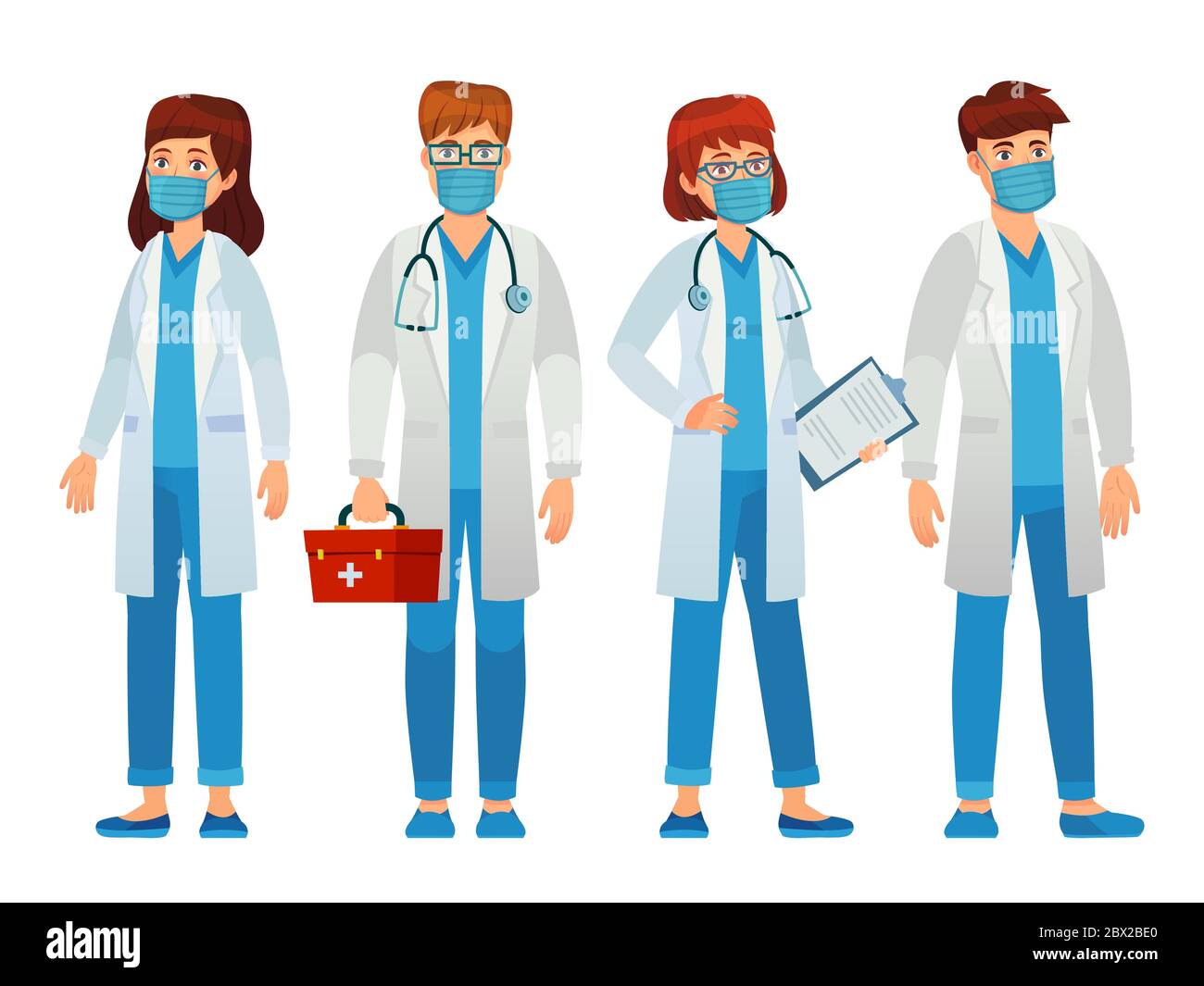 Frontline doctors Stock Vector Images - Alamy