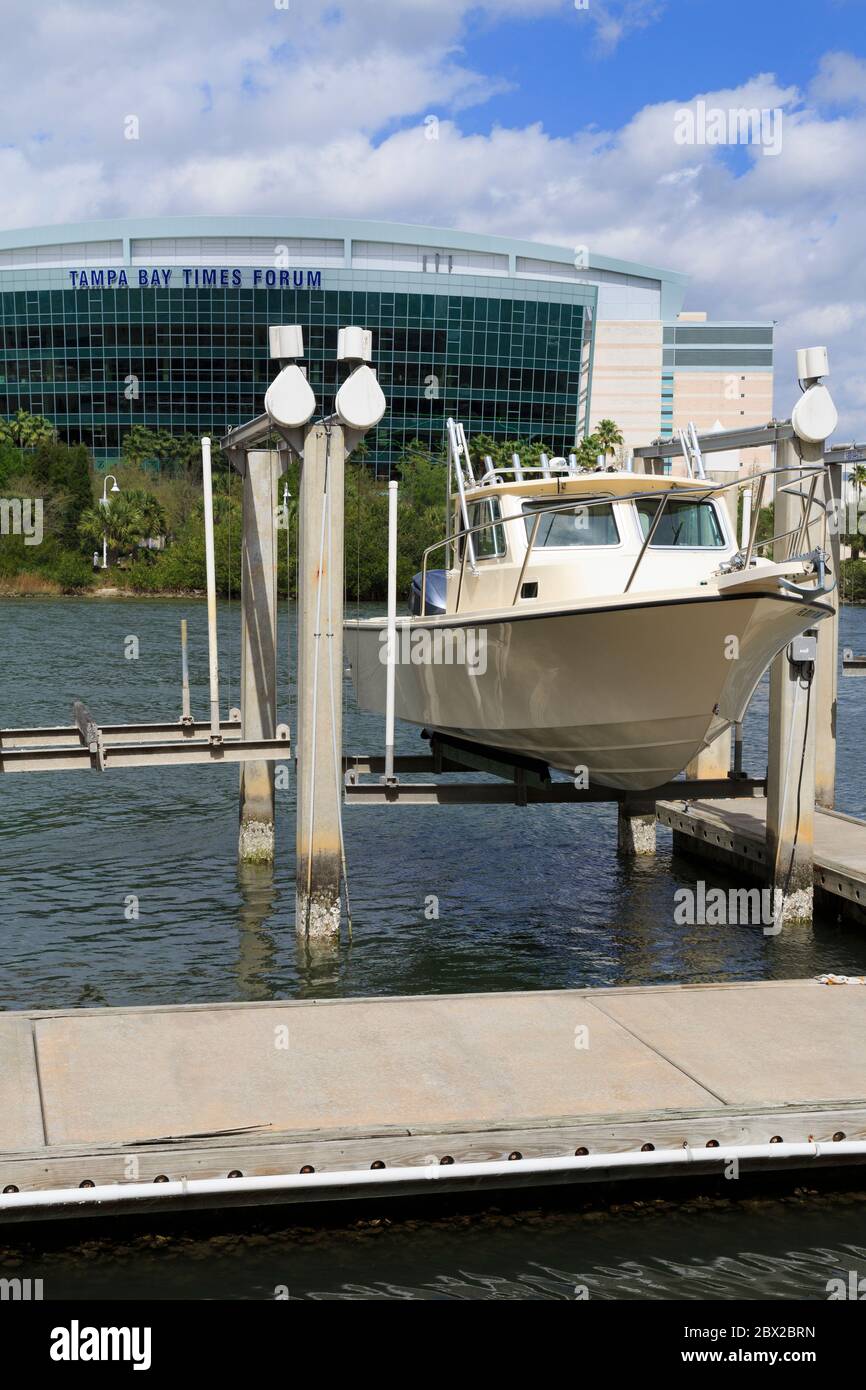 Channelside Marina,Tampa,Florida,USA,North America Stock Photo - Alamy