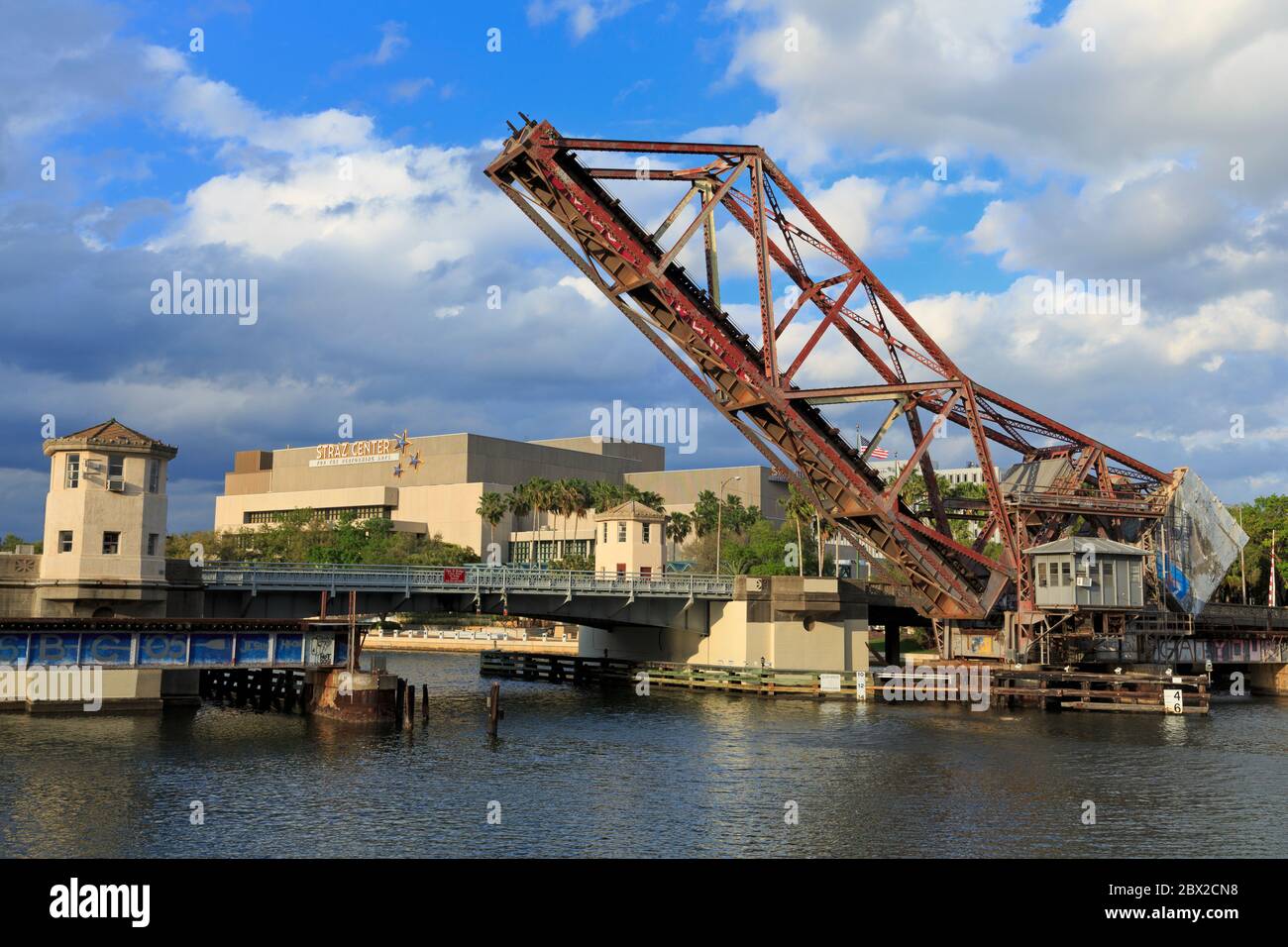 Cass Street & CSX Bridges over the Hillsborough River,Tampa,Florida,USA ...