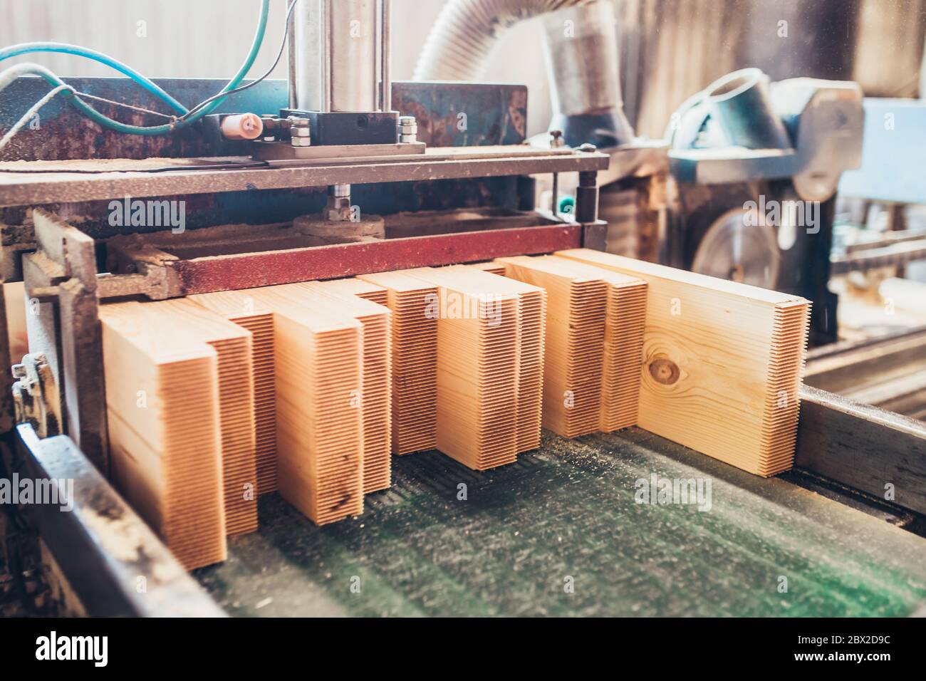 Factory for the production of glued laminated timber - sawmill and ...