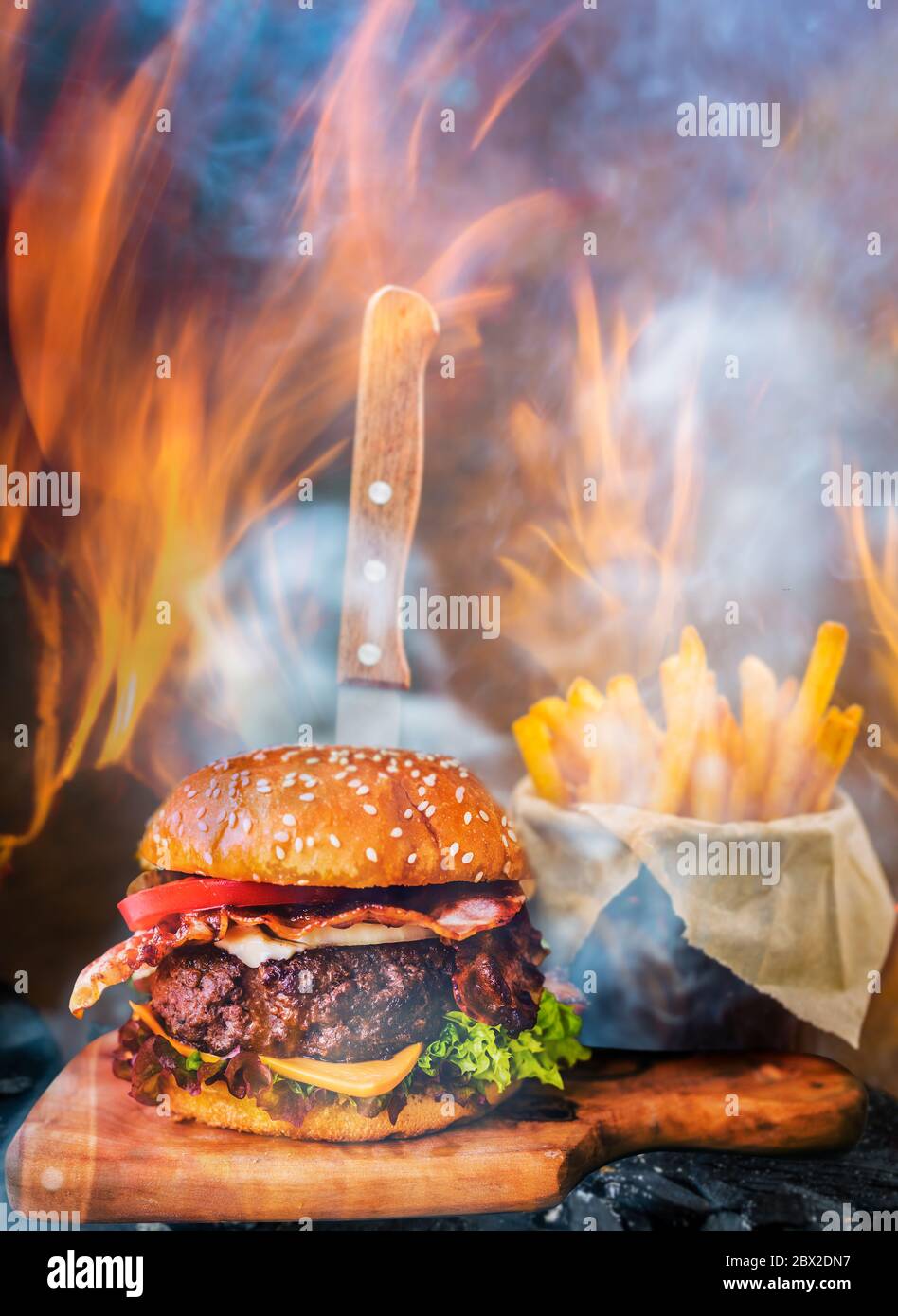 Fire fries hi-res stock photography and images - Alamy