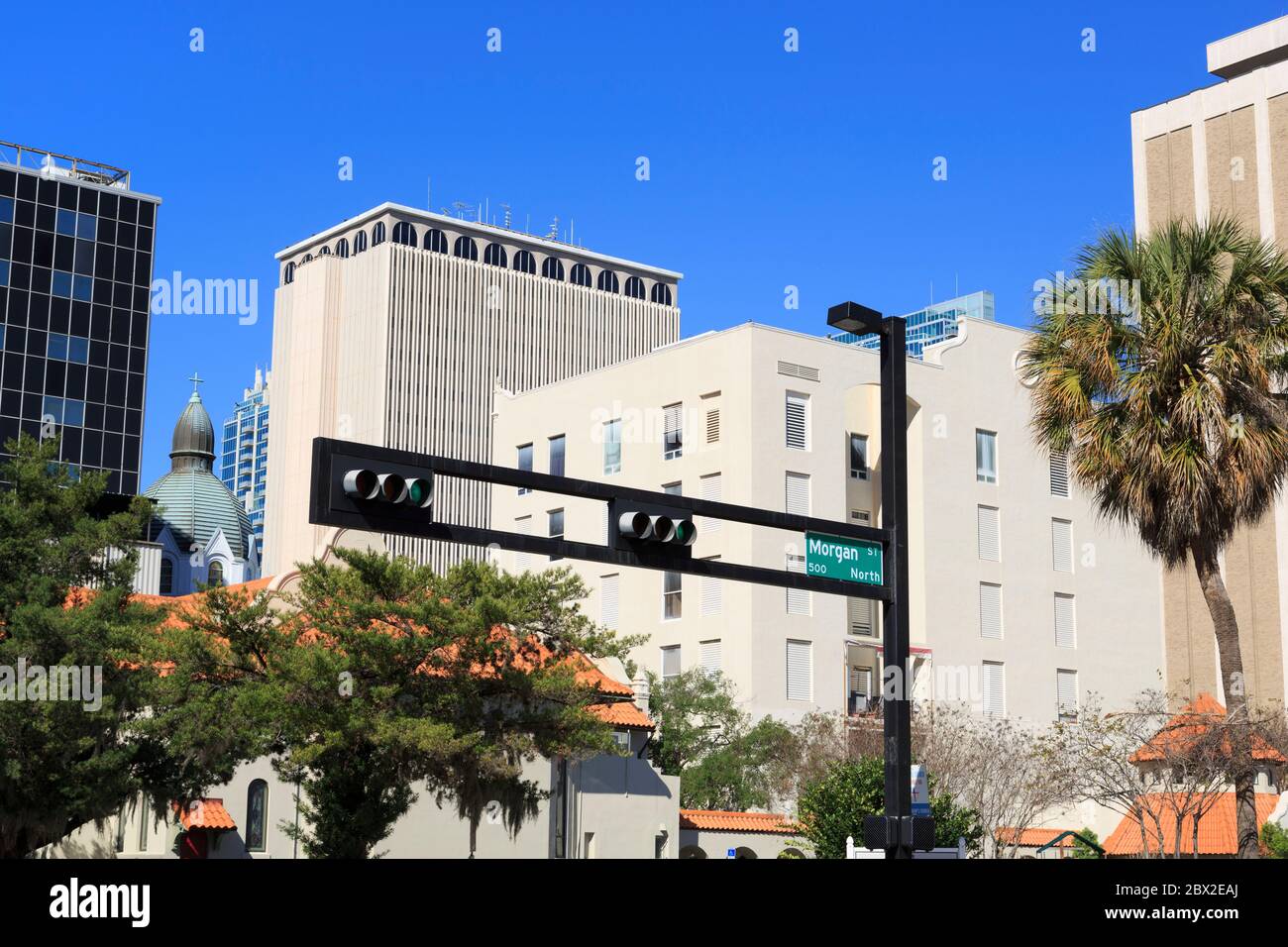 Morgan Street,Tampa,Florida,USA,North America Stock Photo - Alamy