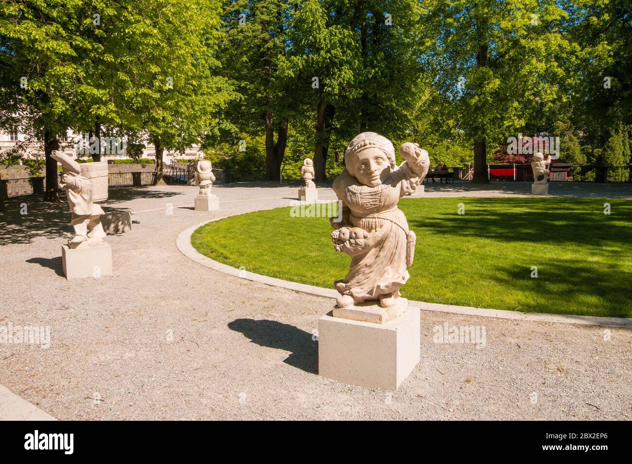 Dwarf garden in mirabell gardens hi-res stock photography and images ...