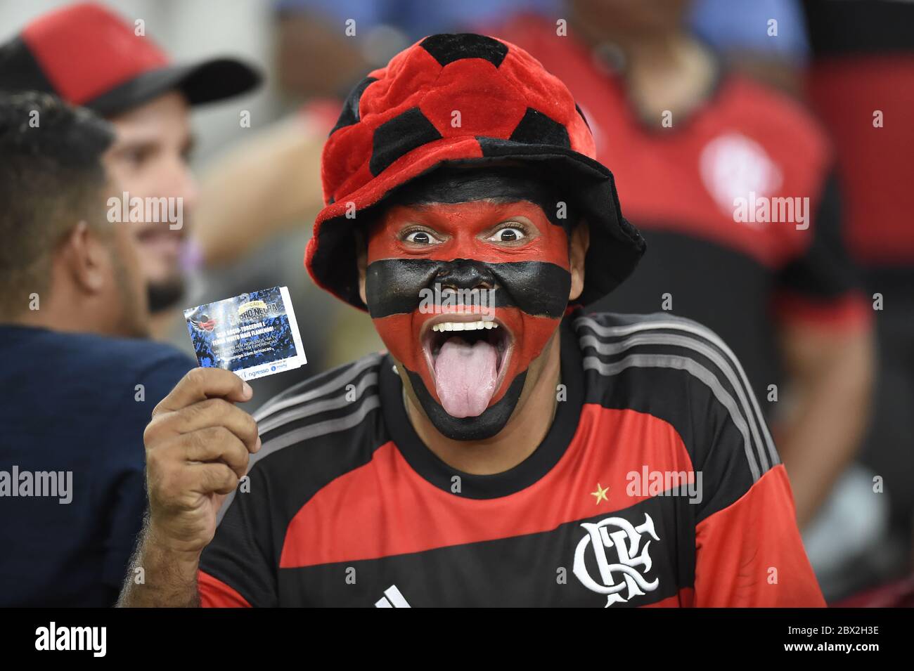 Rio de Janeiro, Brazil, July 17, 2019. Stadium of Maracanã full of ...