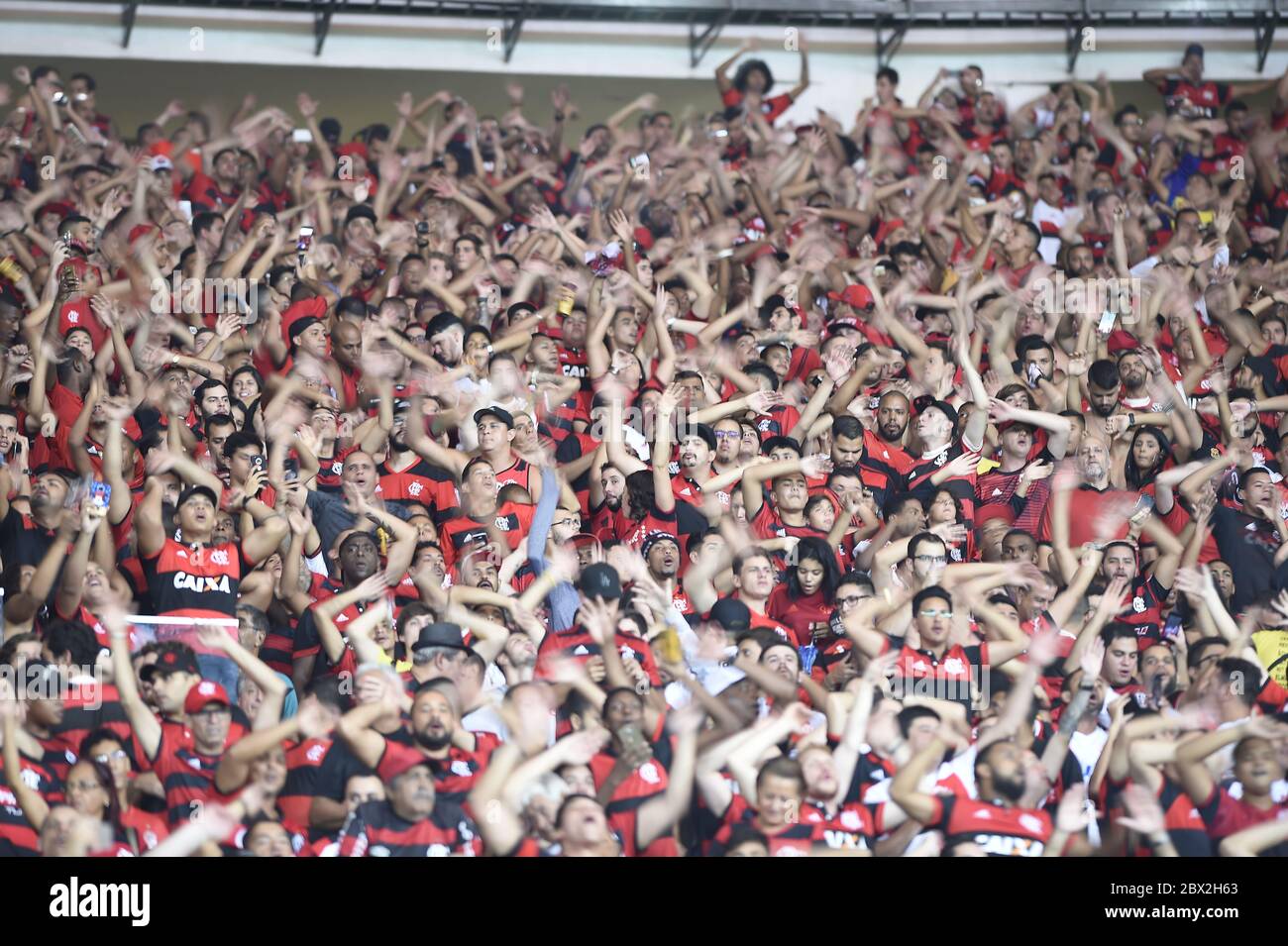 Rio de Janeiro, Brazil, July 17, 2019. Stadium of Maracanã full of ...