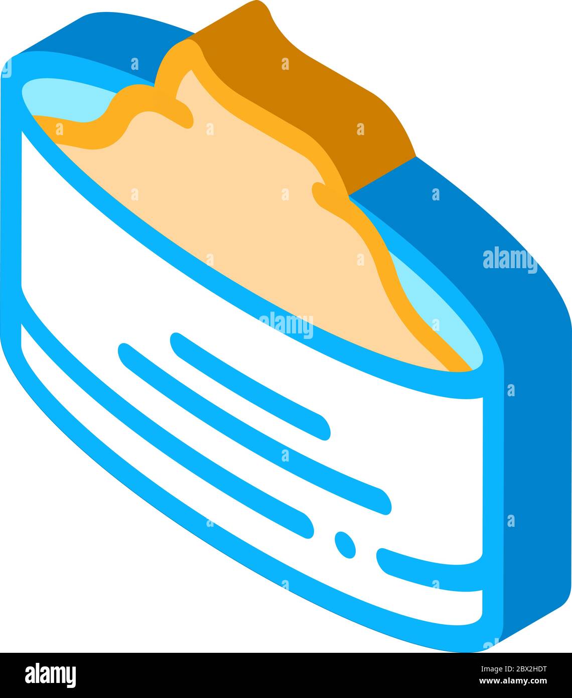 Protect Cream Container isometric icon vector illustration Stock Vector ...