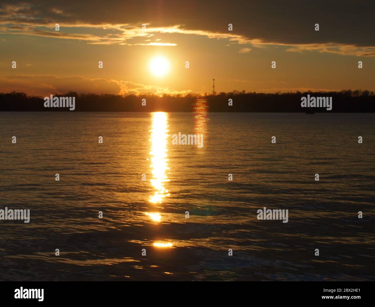 Sunlit Rippled Lake Water Abstract Stock Photo - Alamy
