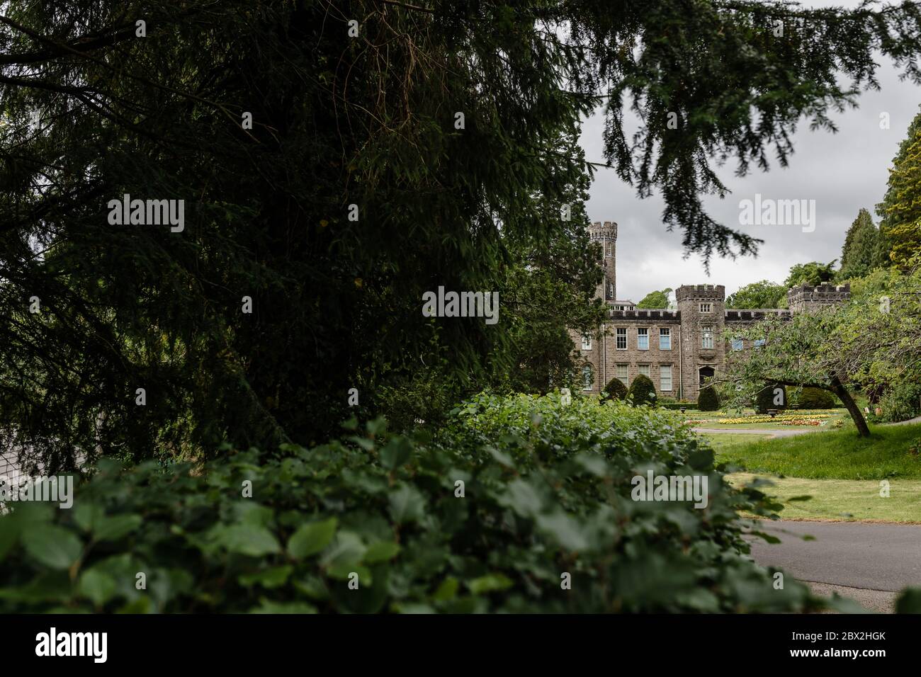 MERTHYR TYDFIL, Wales - 04 JUNE 2020 - Cyfarthfa Park opened its gates ...