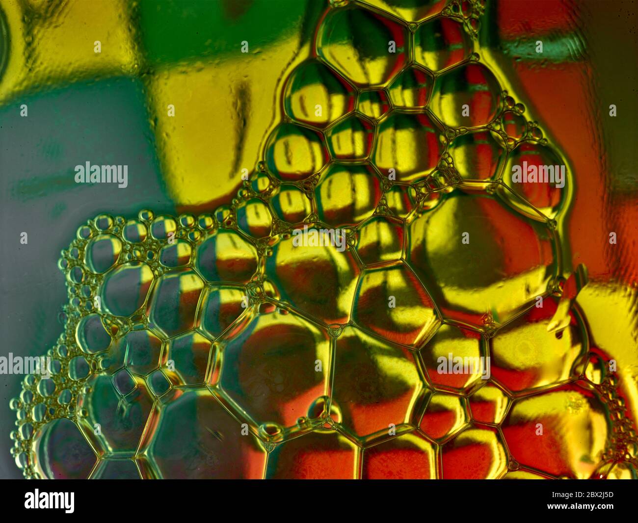 Colourful bubbles still=life symbolising the myriad patterns of human ...