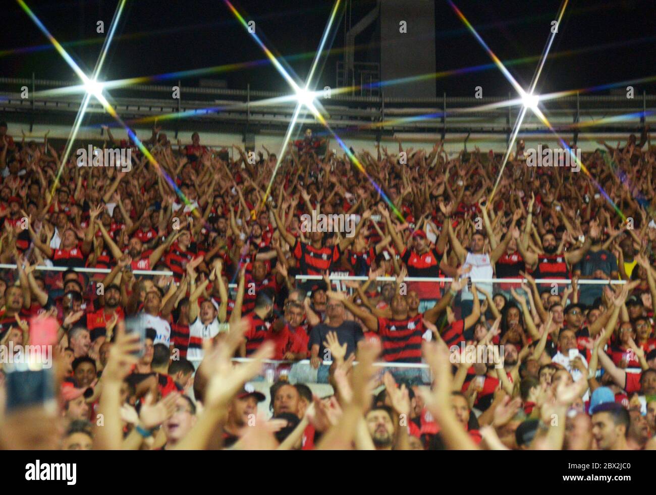 Rio de Janeiro, Brazil, July 17, 2019. Stadium of Maracanã full of ...