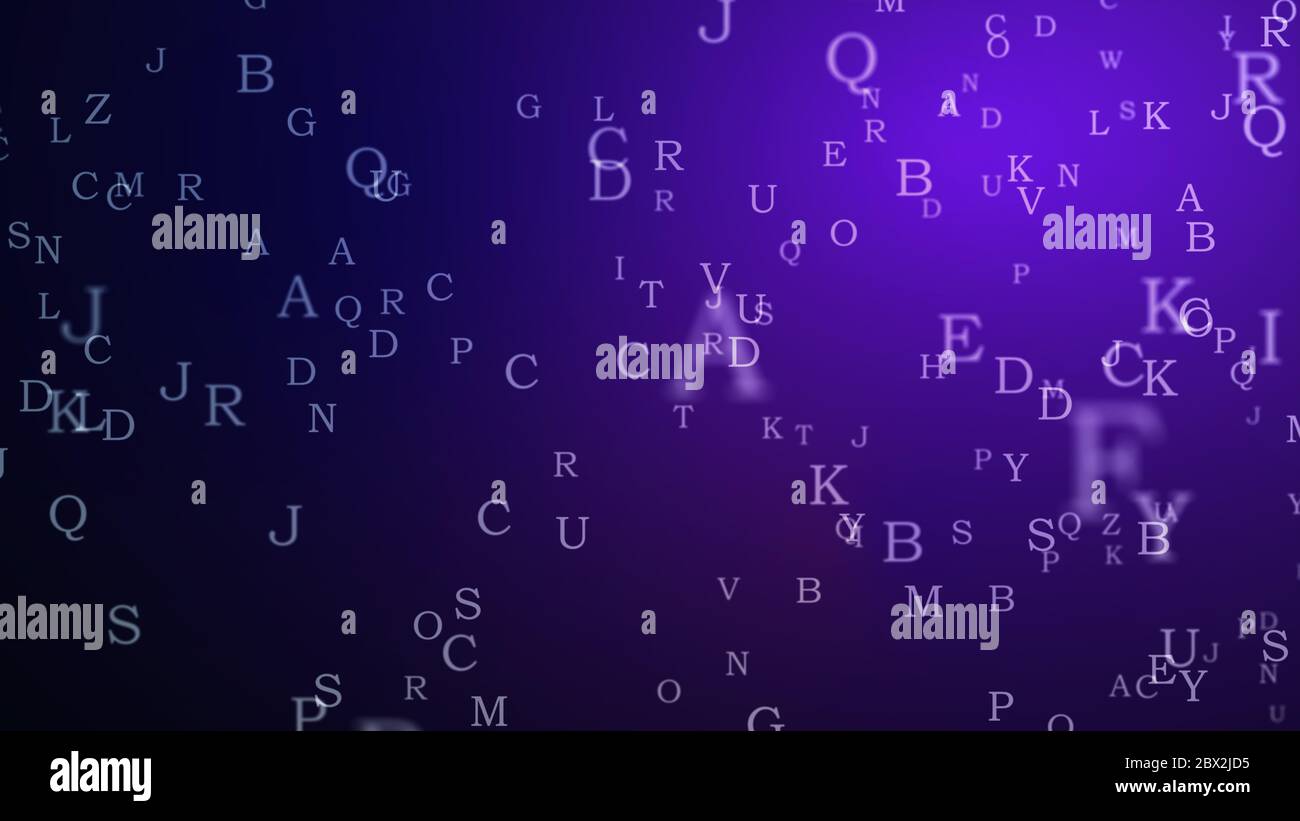 Abstract alphabet ornament on color background. Education writing ...