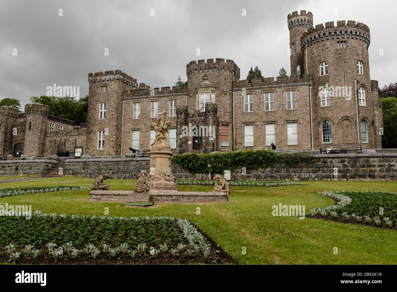 MERTHYR TYDFIL, Wales - 04 JUNE 2020 - Cyfarthfa Park opened its gates ...