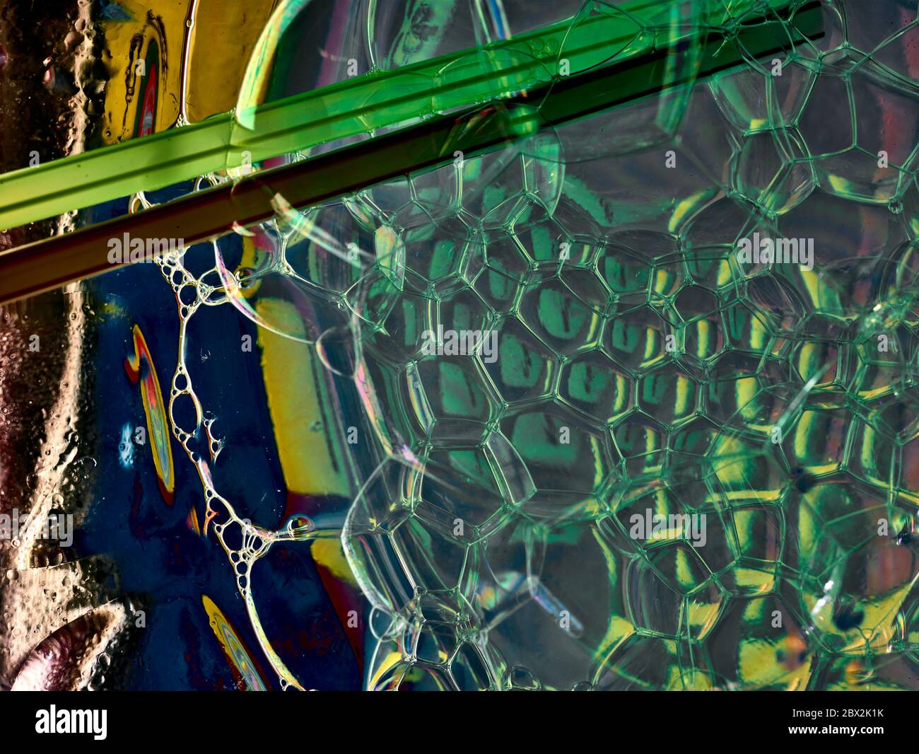 Colourful bubbles still=life symbolising the myriad patterns of human ...
