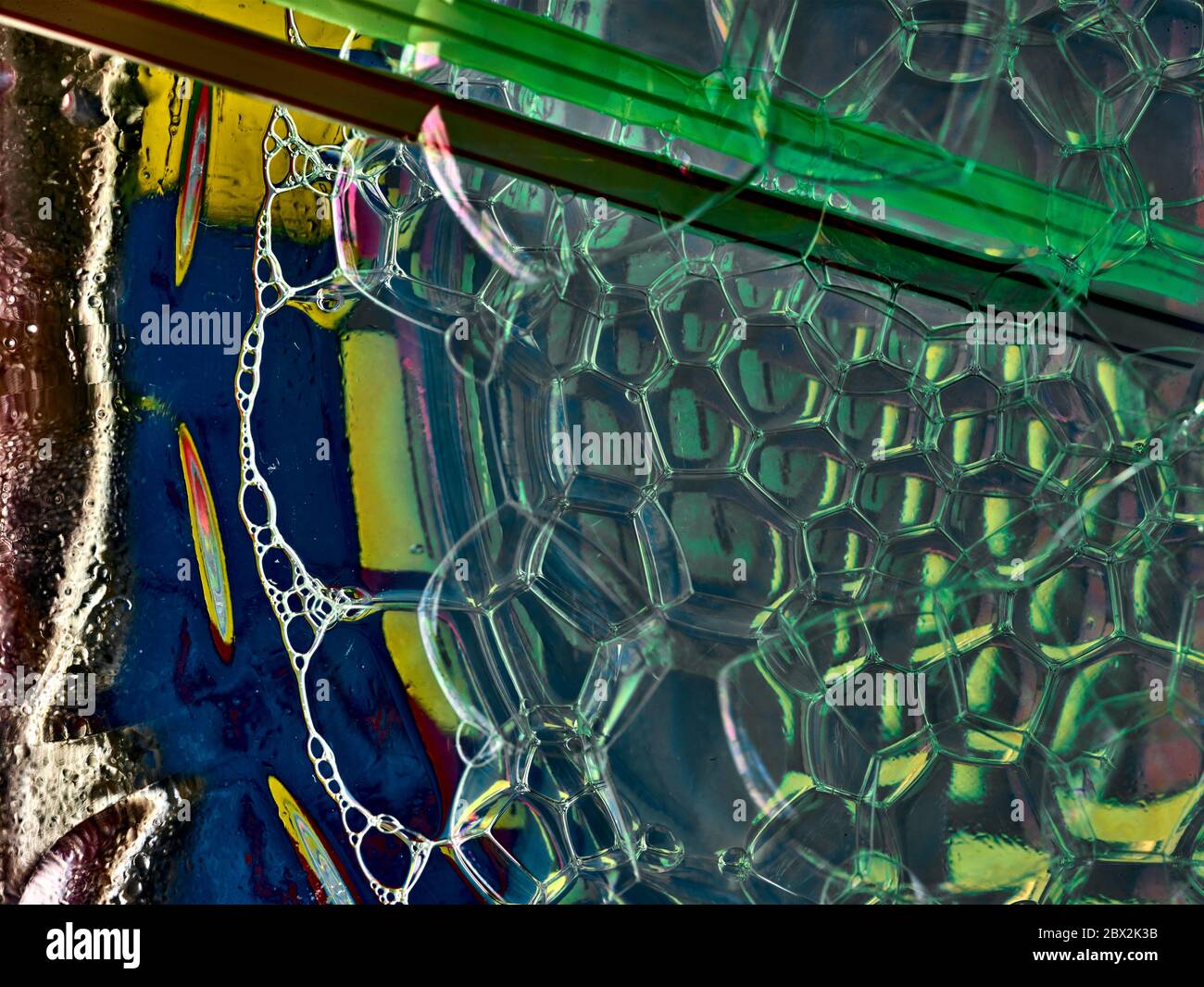 Colourful bubbles still=life symbolising the myriad patterns of human ...