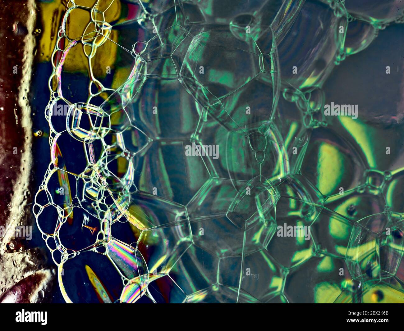 Colourful bubbles still=life symbolising the myriad patterns of human ...