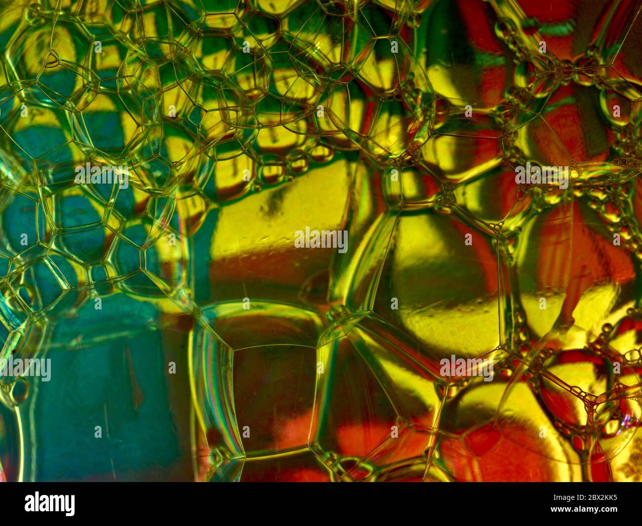 Colourful bubbles still=life symbolising the myriad patterns of human ...
