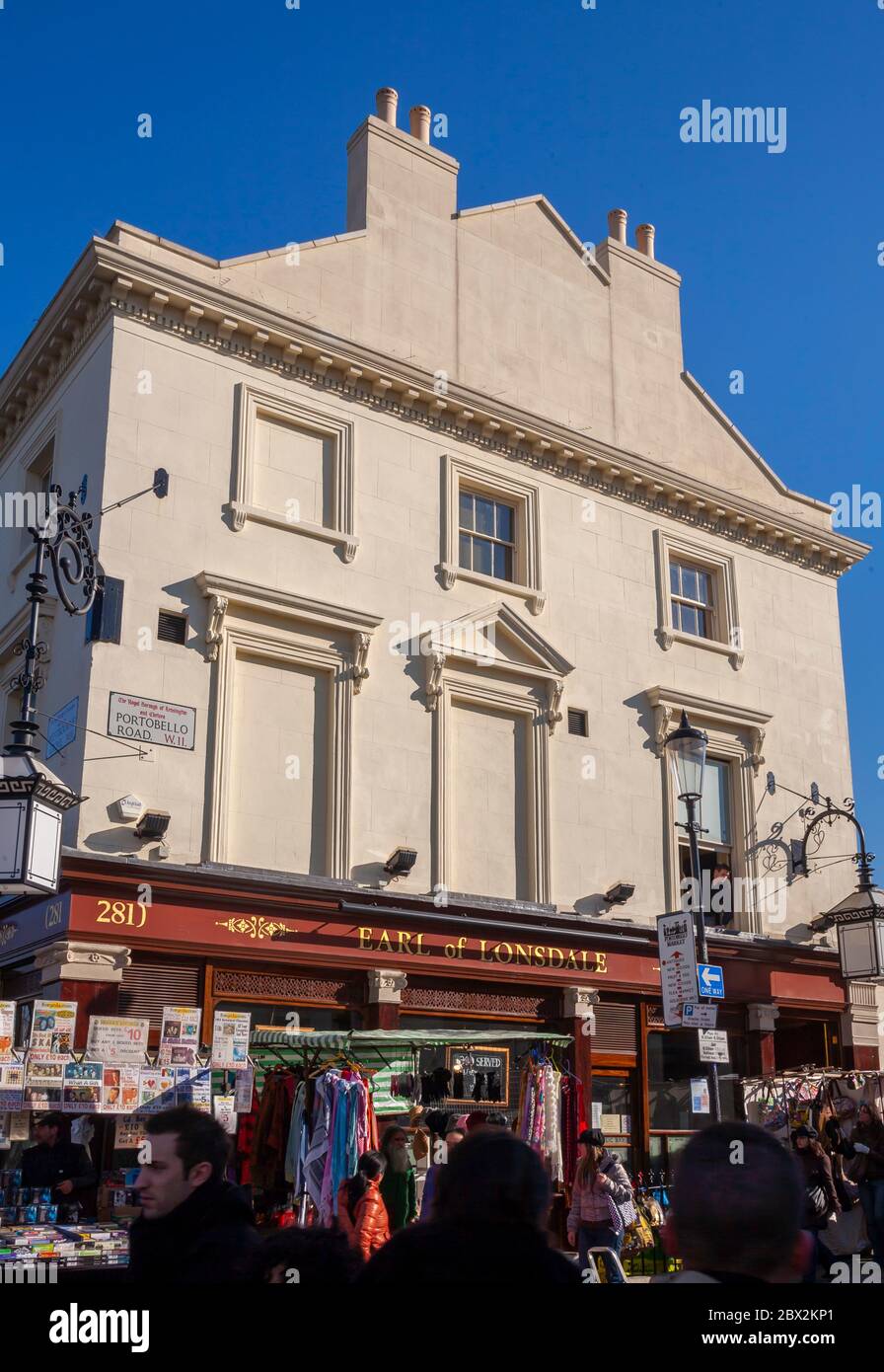 Portobello Road Market, London, England, UK Stock Photo - Alamy