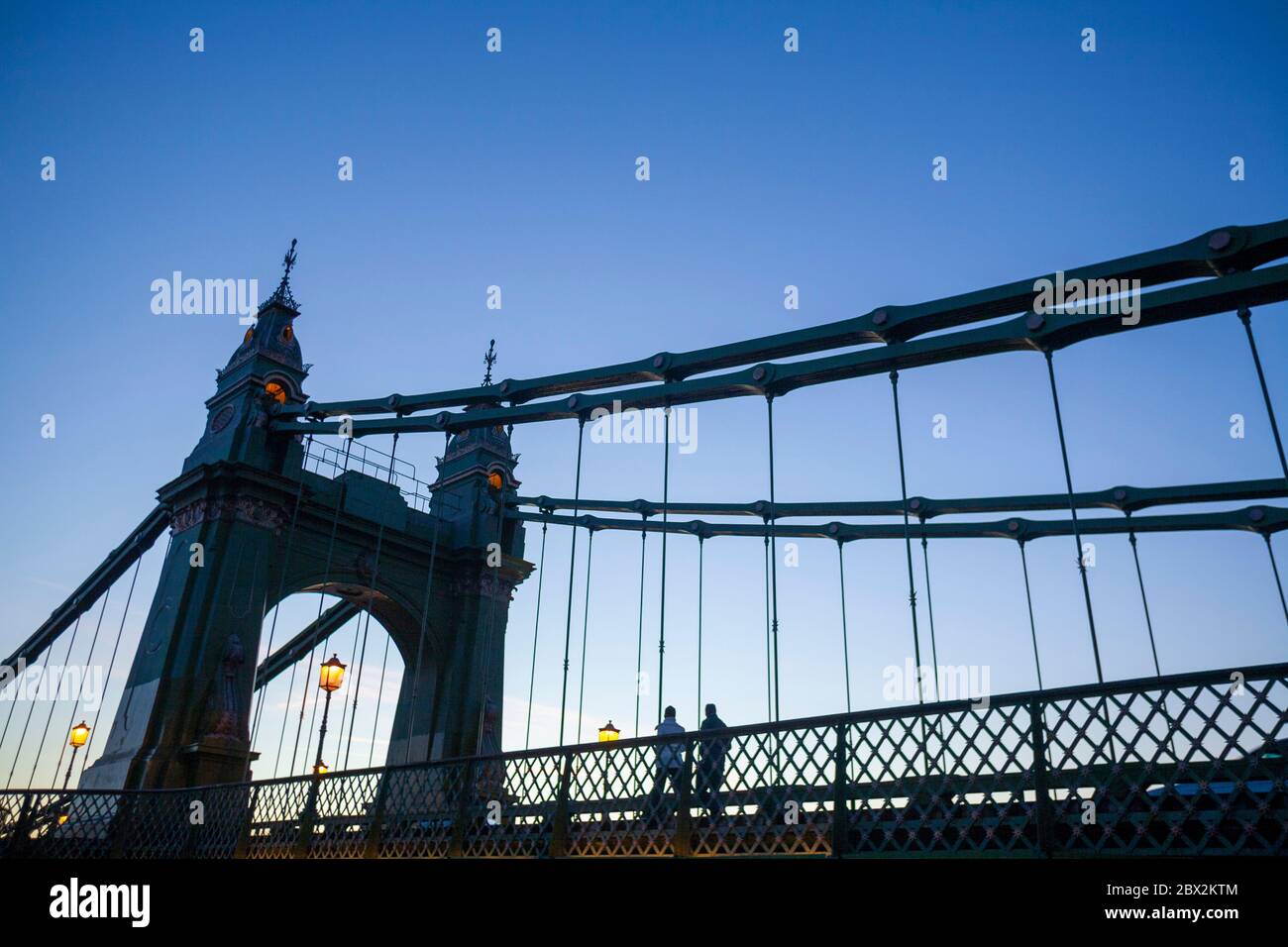 Hammersmith Bridge, London, England, UK Stock Photo - Alamy