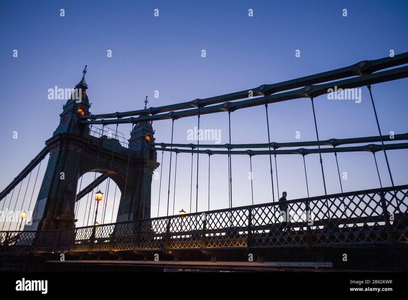Hammersmith Bridge, London, England, UK Stock Photo - Alamy