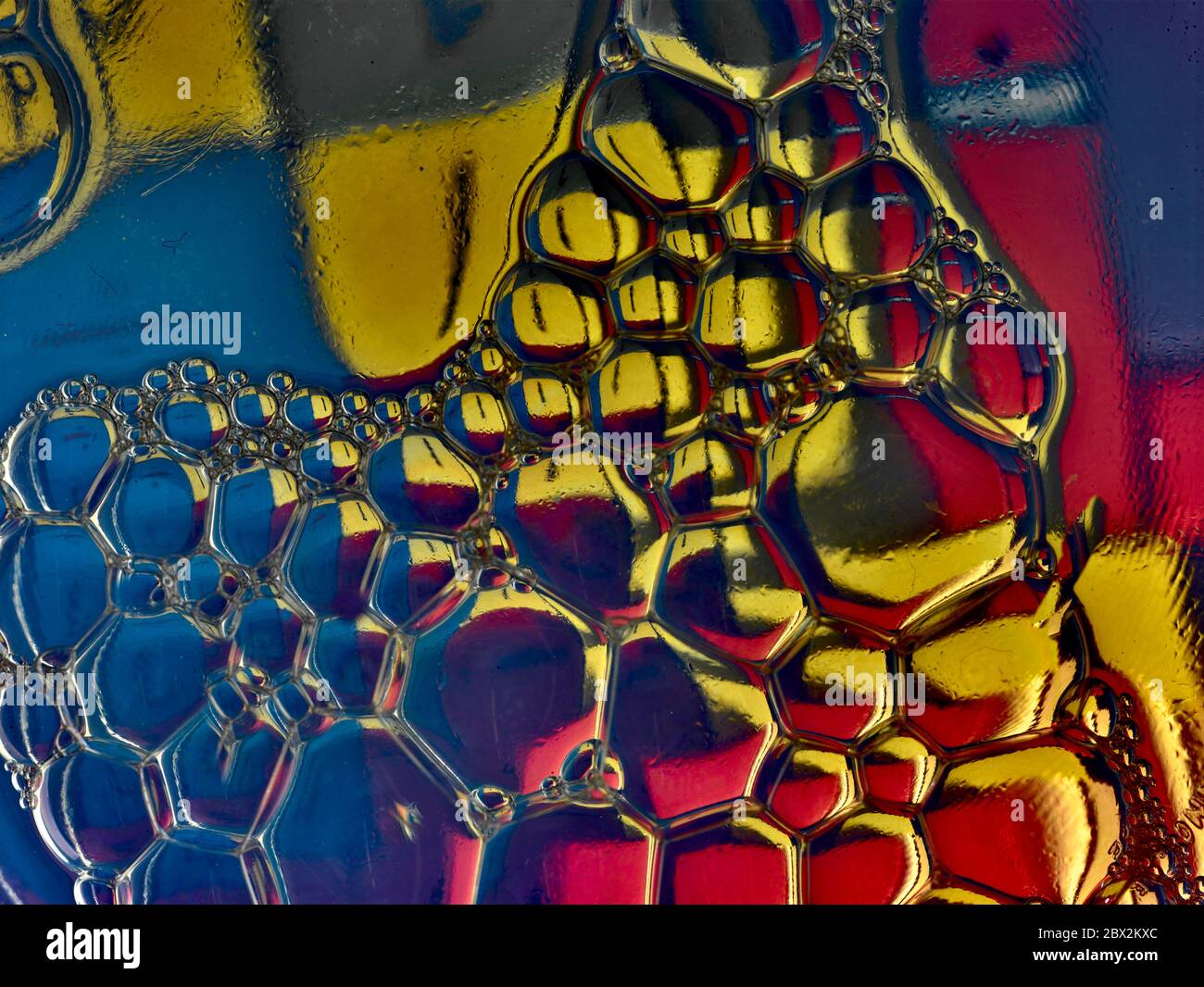 Colourful bubbles still=life symbolising the myriad patterns of human ...