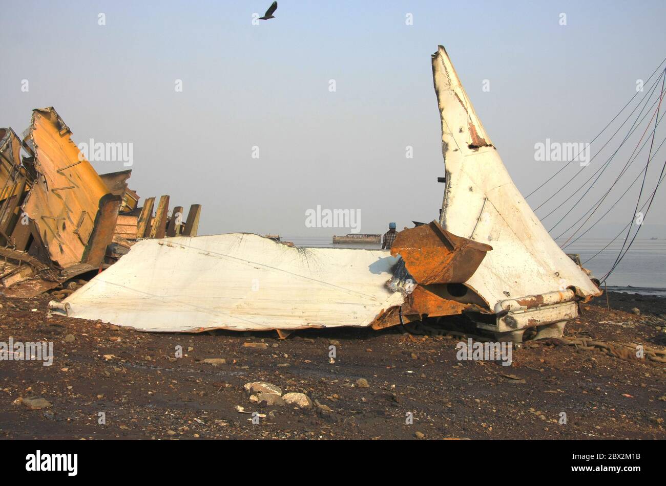 Shipbreaking Yard in Darukhana, Mumbai, India – INS Vikrant dismantling ...