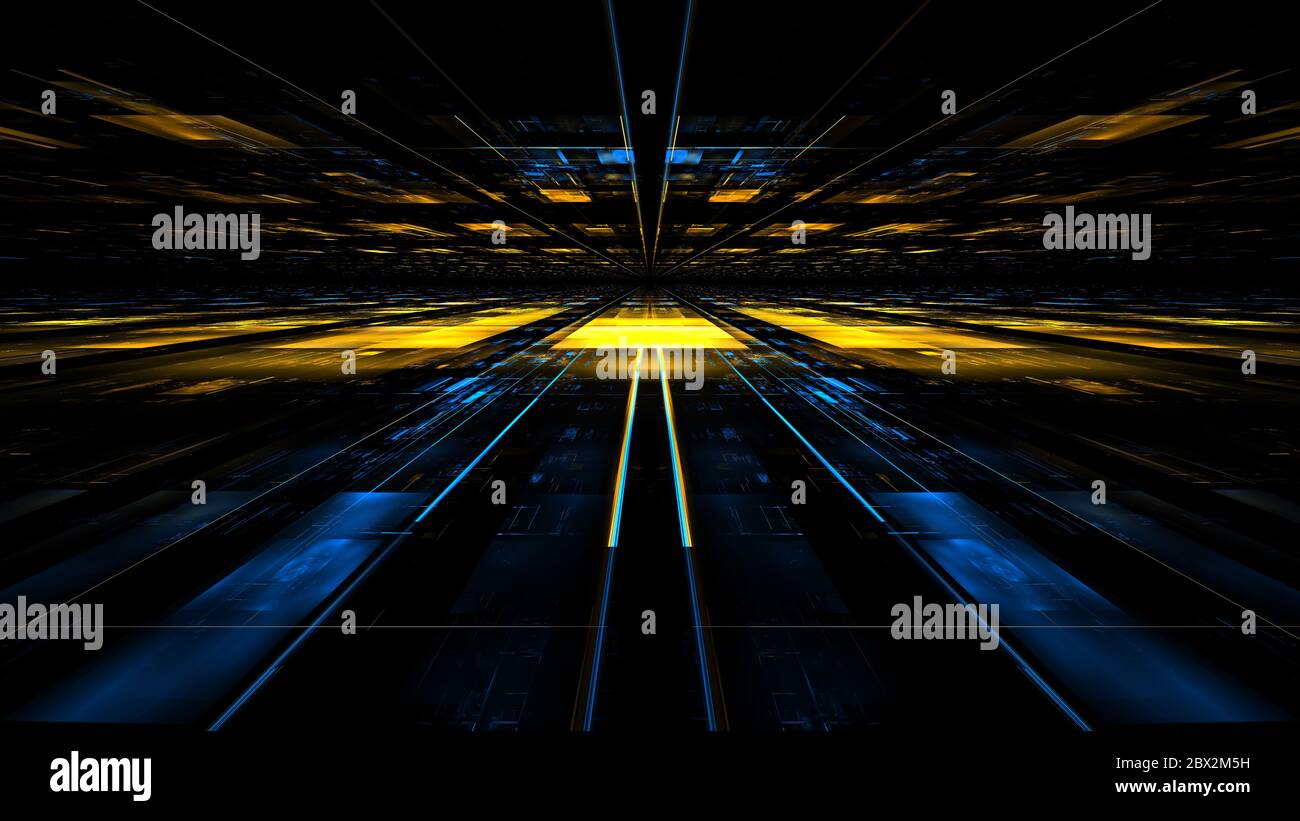 Abstract fractal illustration for creative design looks like modern ...