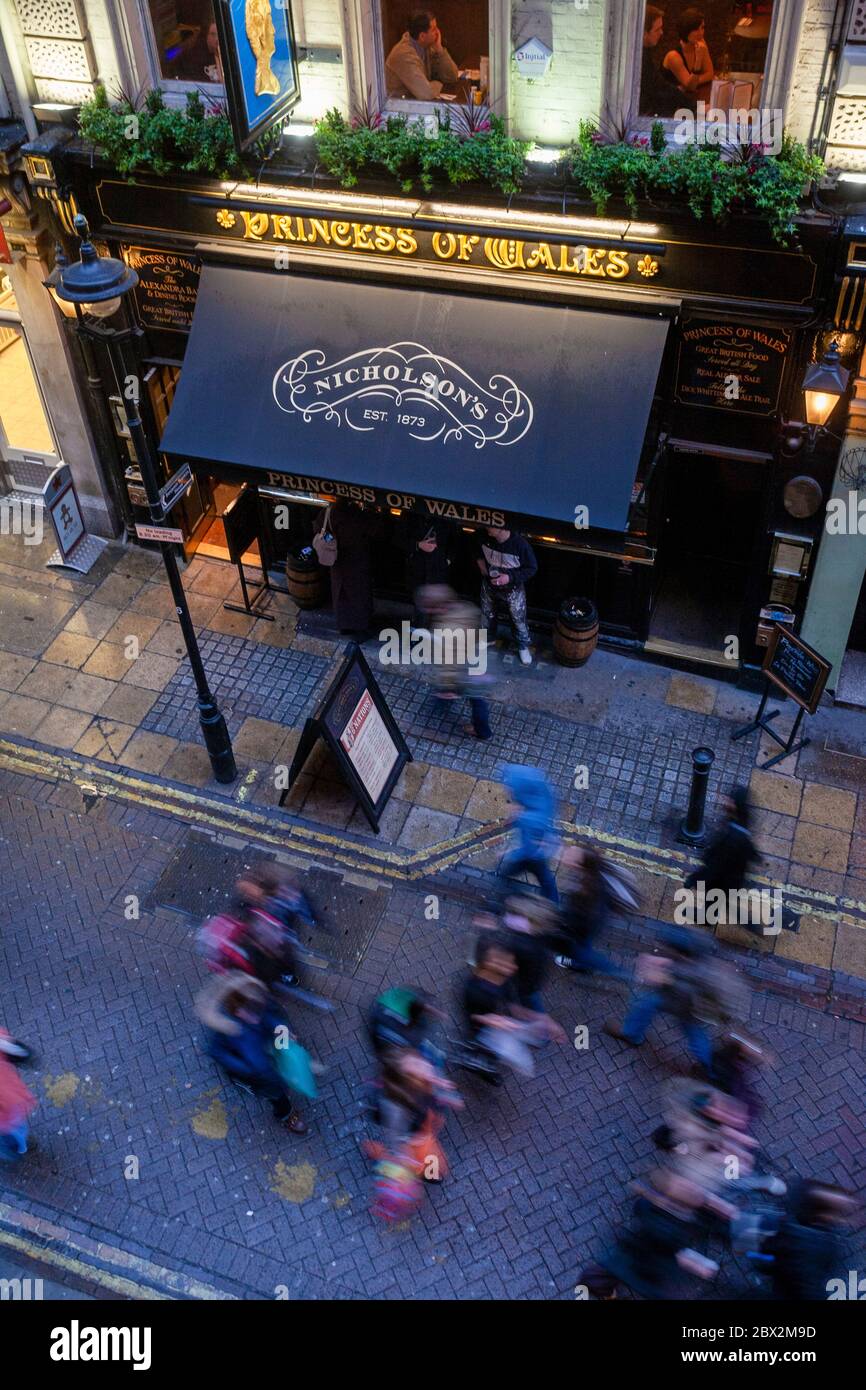 People Drinking in a Pub, London, UK Stock Photo - Alamy
