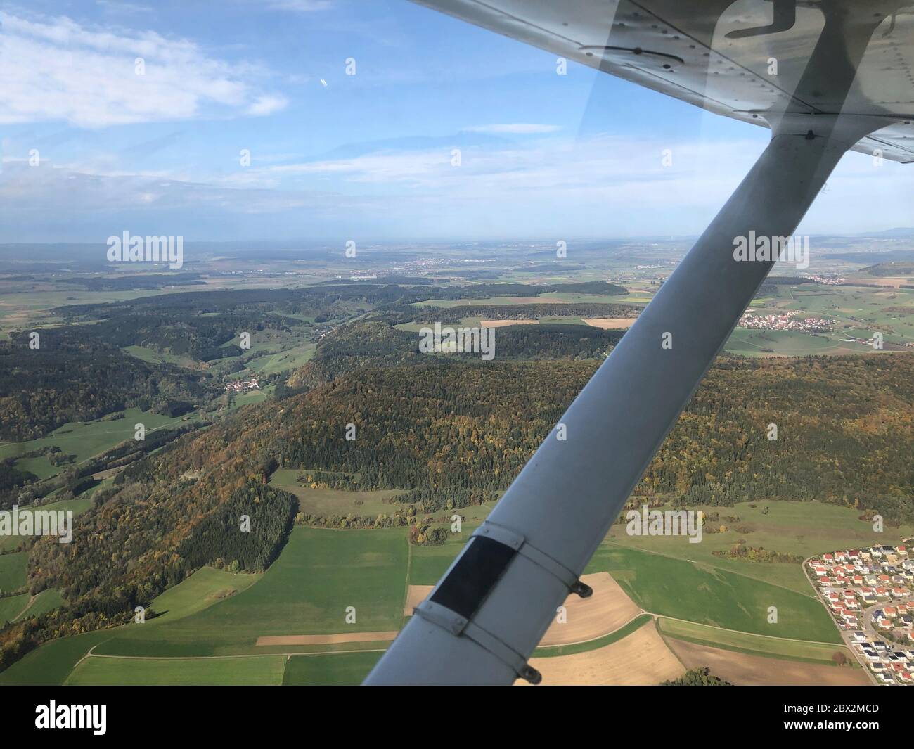 Flight in the south Germany region Stock Photo - Alamy