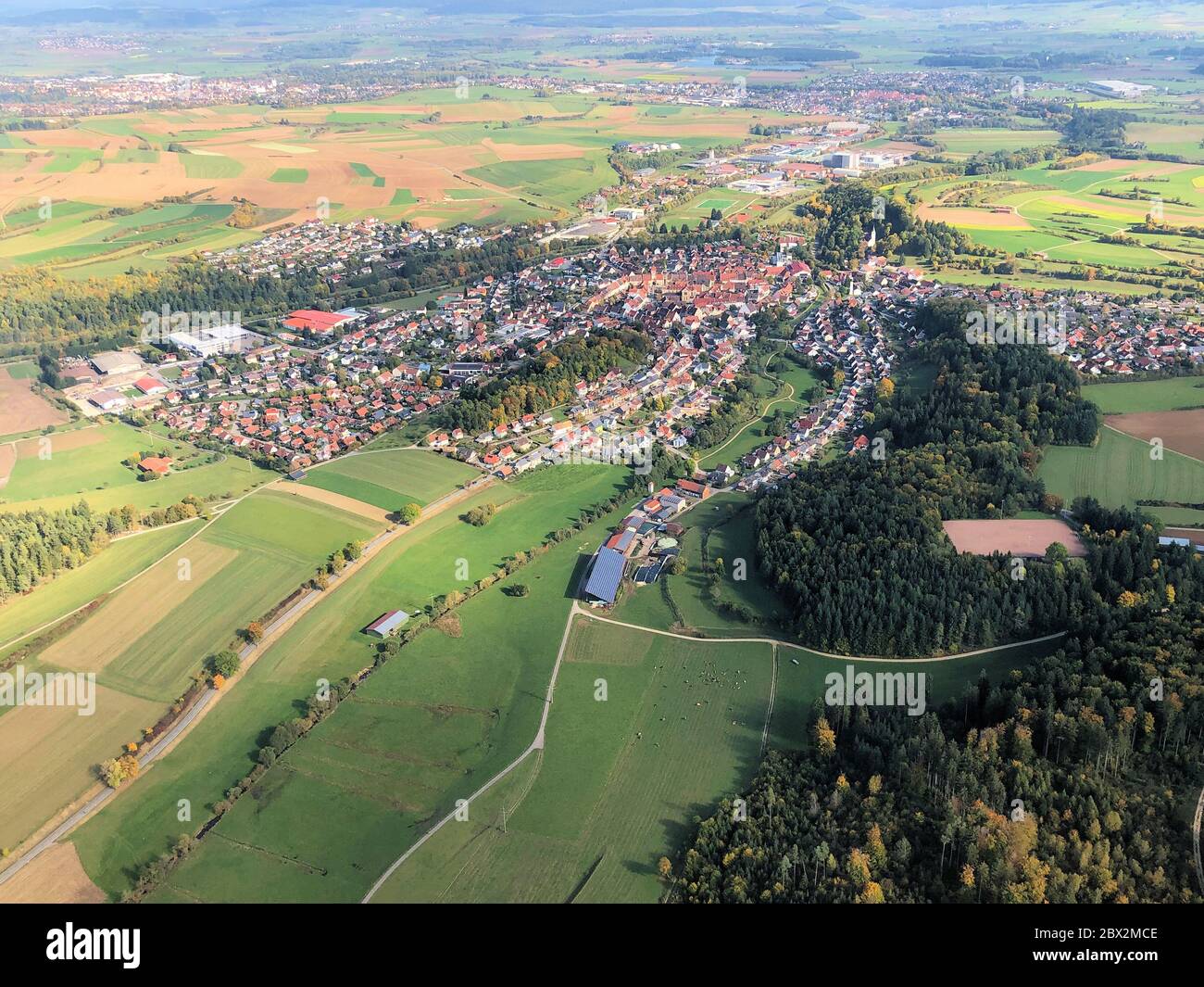 Flight in the south Germany region Stock Photo - Alamy