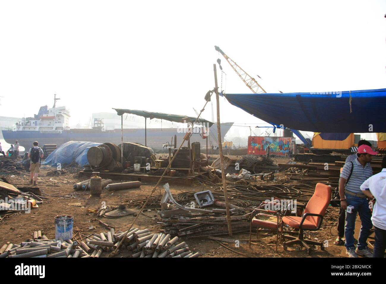 Shipbreaking Yard in Darukhana, Mumbai, India – INS Vikrant dismantling ...