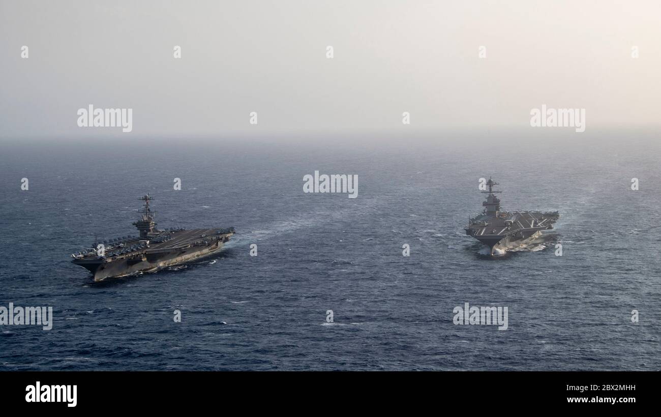Atlantic Ocean, United States. 04th June, 2020. The U.S. Navy Ford ...