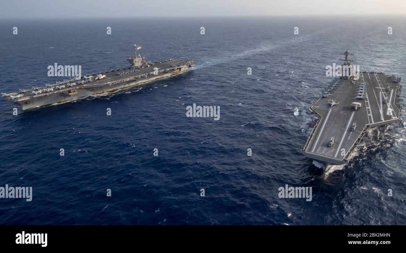 Atlantic Ocean, United States. 04th June, 2020. The U.S. Navy Ford ...