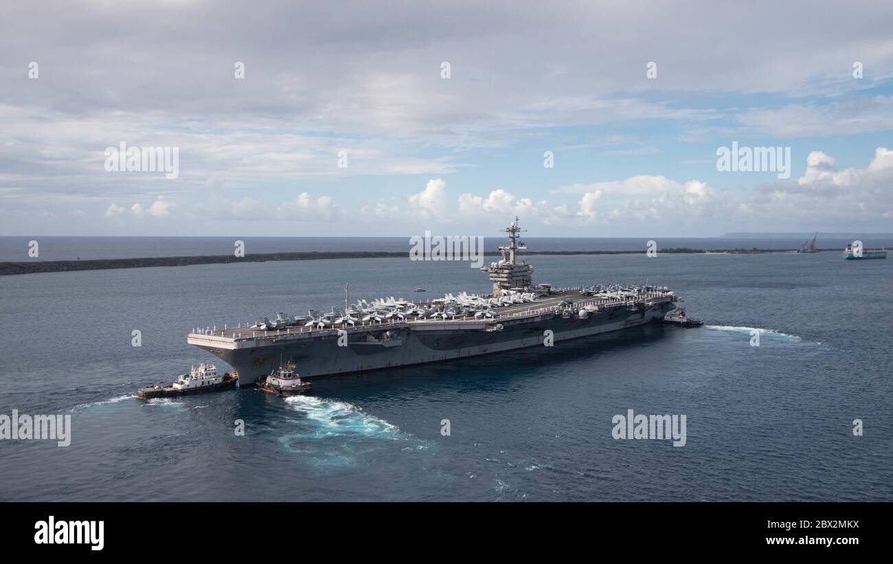 Apra Harbor, United States. 04th June, 2020. The U.S. Navy Nimitz-class ...