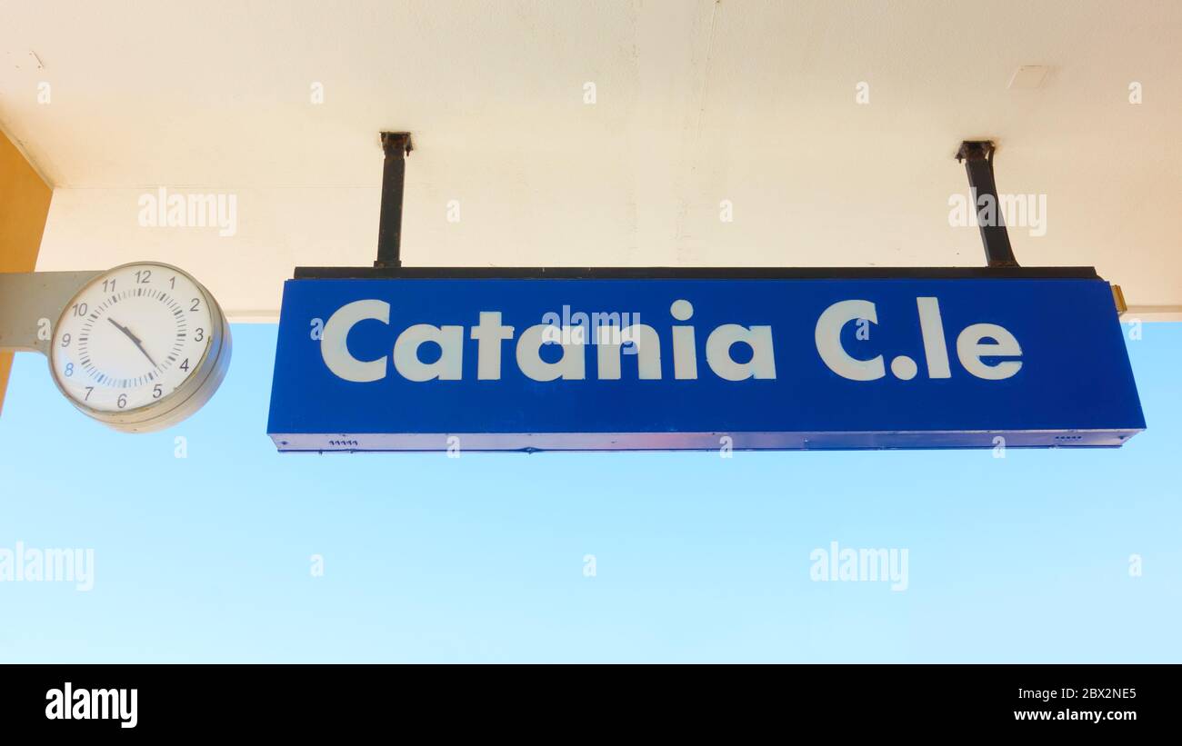 Sicily sign hi-res stock photography and images - Alamy