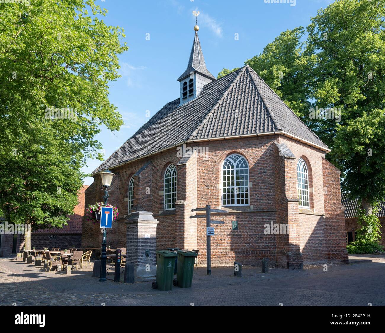 old church in very small town of bronkhorst in the netherlands Stock ...